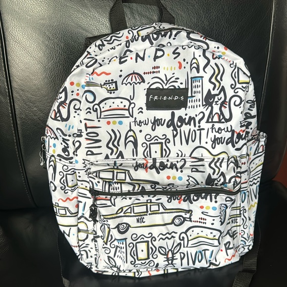 FRIENDS | Bags | Friends Tv Show Central Perk Backpack Book Bag Iconic ...